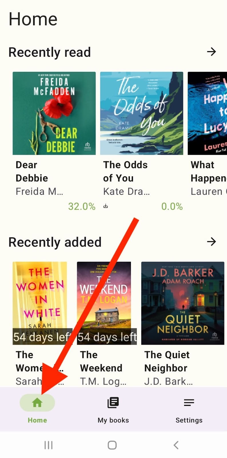 How to use the Home section – NetGalley